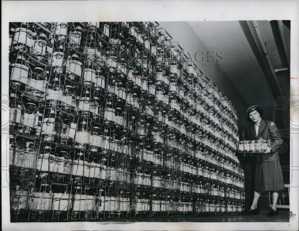1959 Rows of Bottle Demonstrate Need at Red Cross in Canada – Historic ...