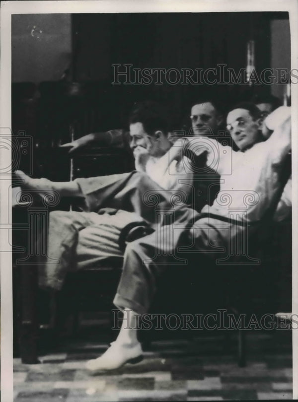 1935 Gerald Thompson, charged of murdering Mildred Hallmark. - Historic ...