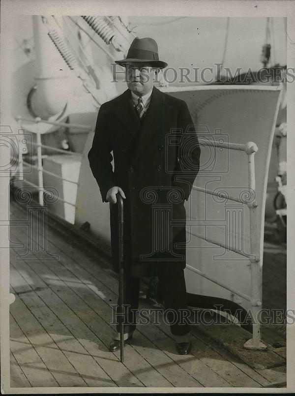 1927 E. Ray Goetz Broadway Theatrical Producer On S.S. Paris Ship ...