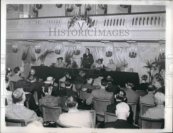 1944 Press Photo Democratic Natl Conv. M Sullivan,R Lambert,H Jones,A ...