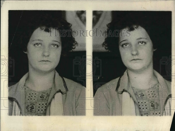 1925 Mrs Hilda Moore, brother in law killed her husband - Historic Images