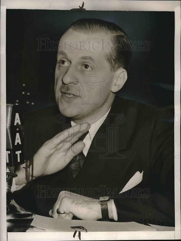 1940 AFL economist Boris Shiskin at D.C. House committee - Historic Images
