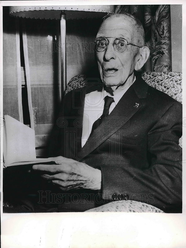 1956 Charles W Squires, Nev. delegate at GOP convention in Calif ...