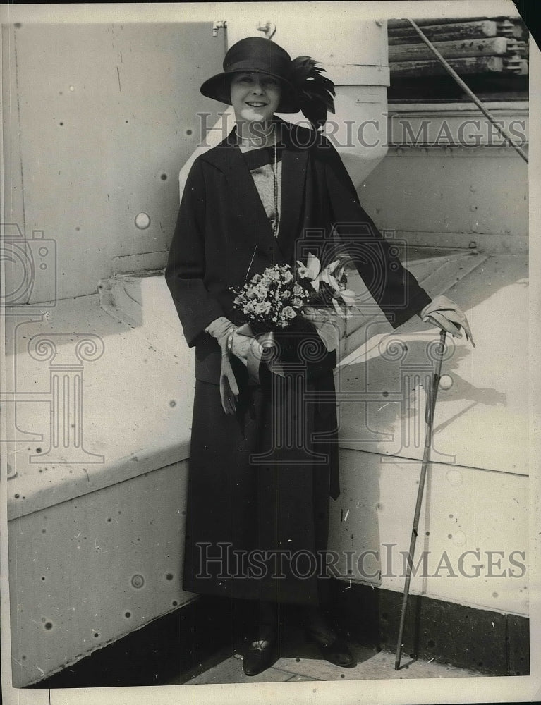 1932 Ruth Shillaber one of the passengers of the SS Homeric - Historic ...