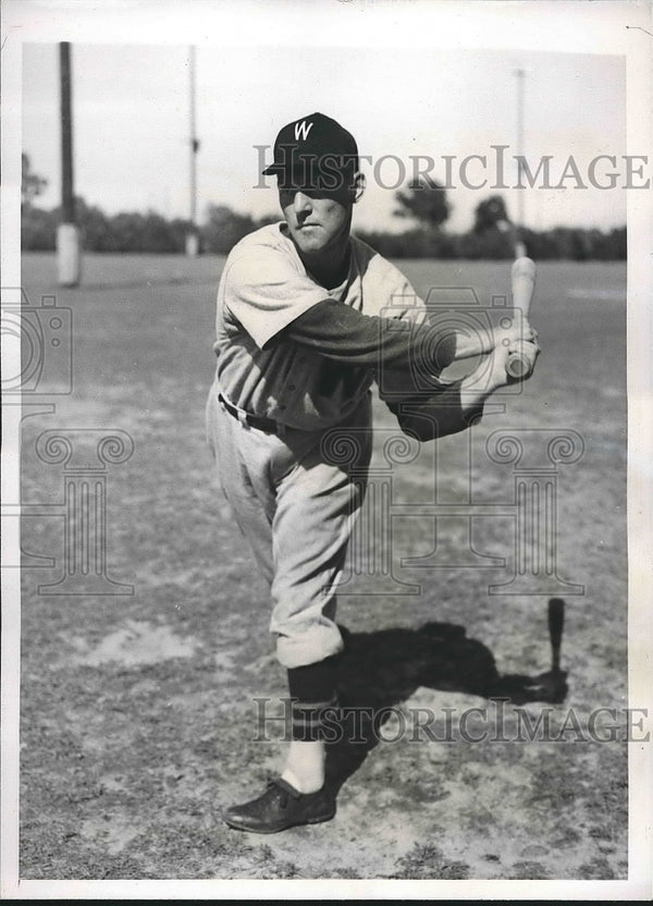 1939 Washington Senators Infielder Charles Gelbert Spring Training ...