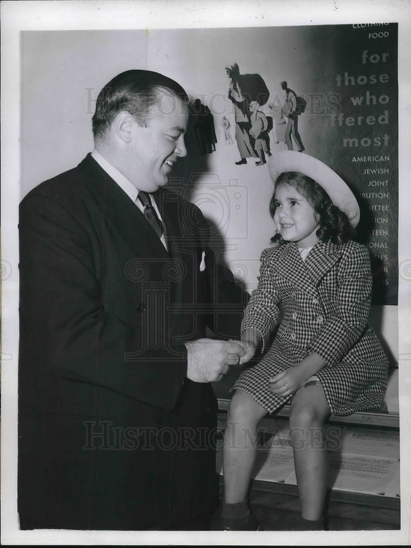 1946 Press Photo NYC Deputy Mayor Thomas Cordoban & Barb Goodman ...