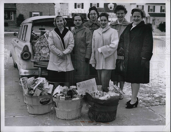 1959 Mrs William Metz, Mrs Manuel Pollak, Mrs Harry Rosenberg ...