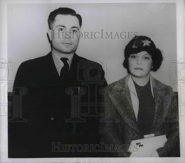 1937 Press Photo Mr and Mrs William Nesbit after arrest - neb12823 ...
