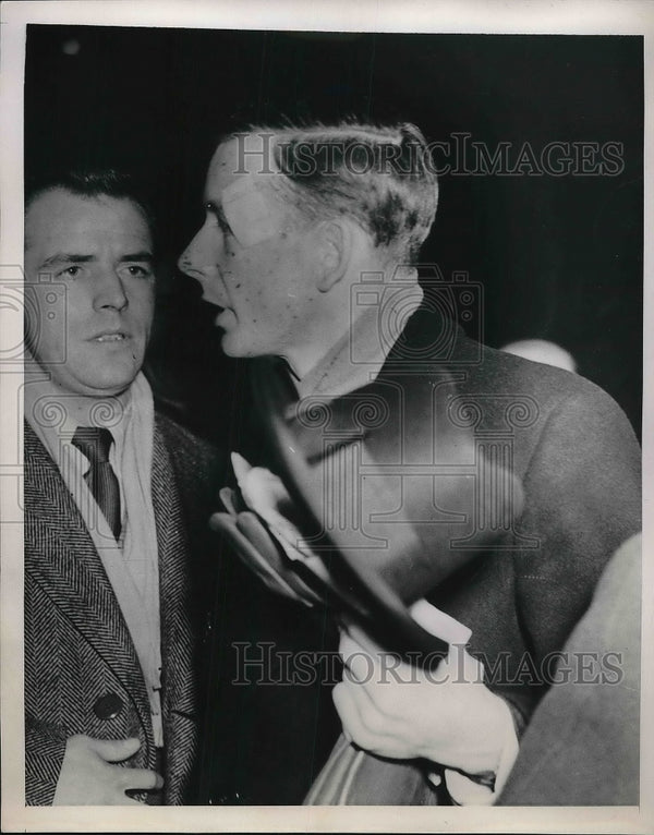 1951 Press Photo Robert Neal Gardener of Britain expelled from Czechol ...