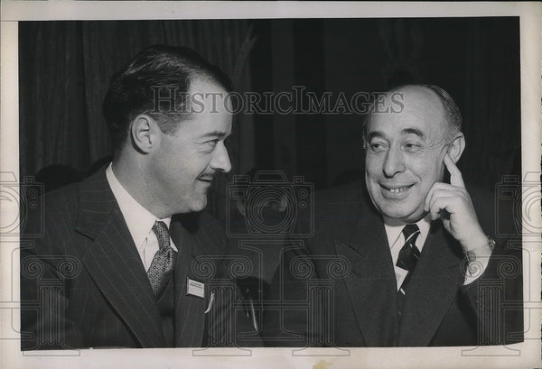 1948 NYC, Ray Forbes, mayor of Fredericton, Canada, - Historic Images