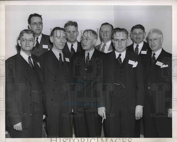1946 Press Photo 23rd Annual Amer. Soc. of News editors.Crandall,Woods ...