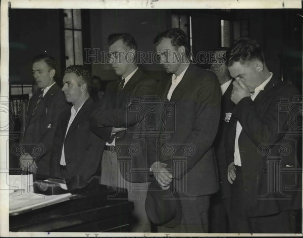 1936 Charles Rouse, Jack Bannerman, Col. H. Davis, I. Lee, Lorance ...