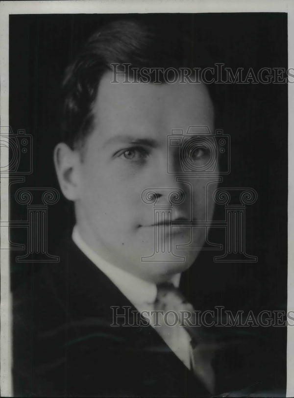 1934 Press Photo Edward Foss succeeded his father as President of Wils ...