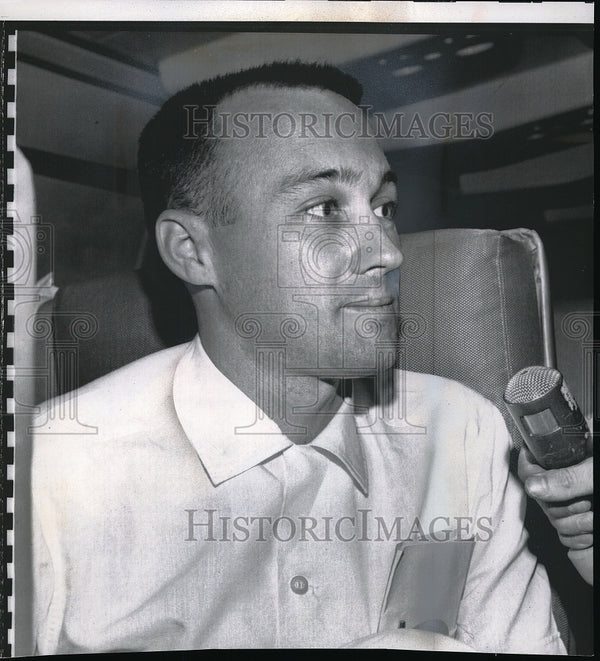 1962 Press Photo Army Spec. 4 George Fryett, Free from Prisoner in Vie ...
