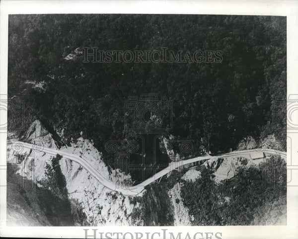 1943 Press Photo Aerial View of the Burma River. - Historic Images