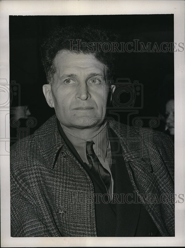 1939 Writer Maurice Arrives In New York Aboard Liner Kungsholm ...