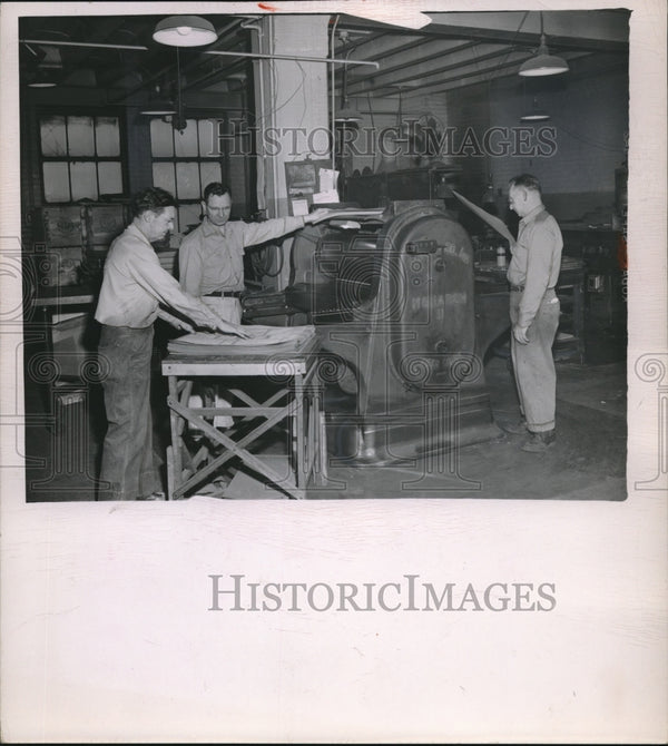 1950 Carl Hill Charles Nauman Red Willower Factory - Historic Images
