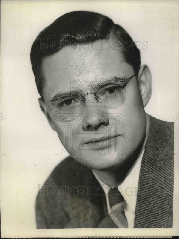 1946 Press Photo Don Lerch in Country Journal at CBS Radio - neb66606 ...