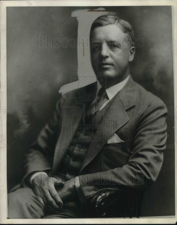 1932 Press Photo J.A Coakley General Manager of U.S. Steel Corporation ...