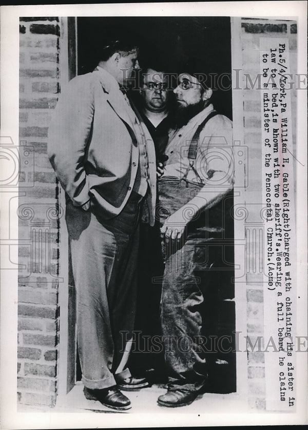 1949 William H. Gable with Sheriffs - Historic Images