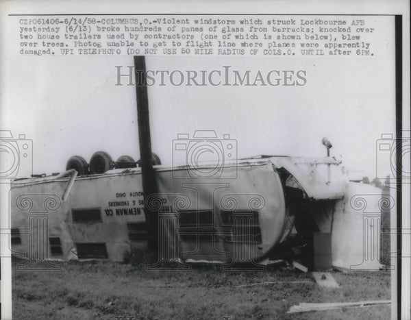 1958 Tornado Strikes Columbus Ohio Lockbourne Air Force Base - Historic ...