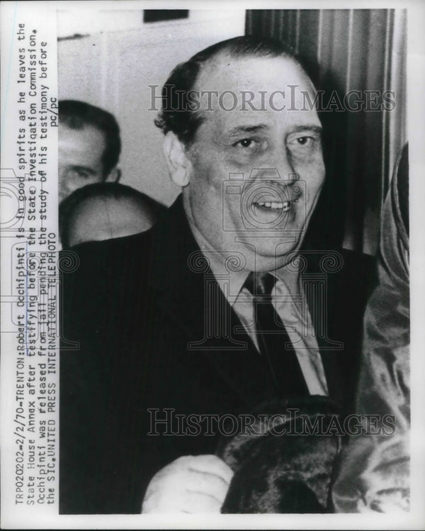 1970 Press Photo Robert Occhipinti, testified at State Investigation C ...