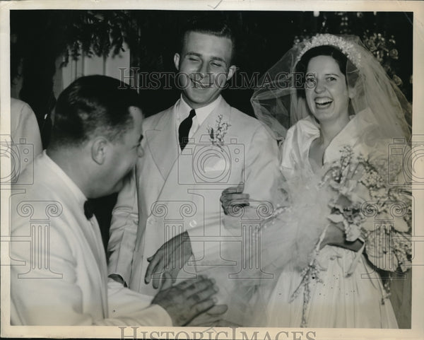 1938 Press Photo Dr. Osmyn W. Failand with his wife Nee Long at their ...