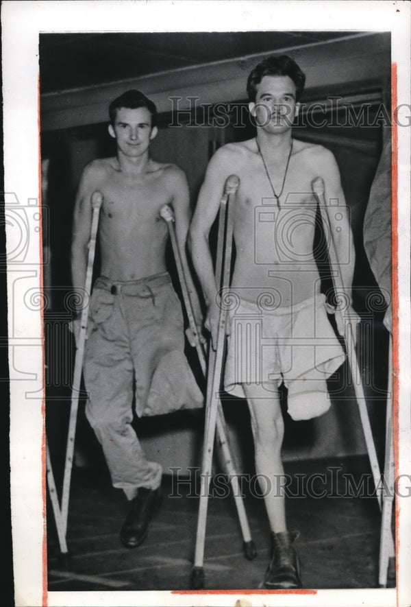 1943 US Soldiers Alex Wack & Fred Marshall - Historic Images