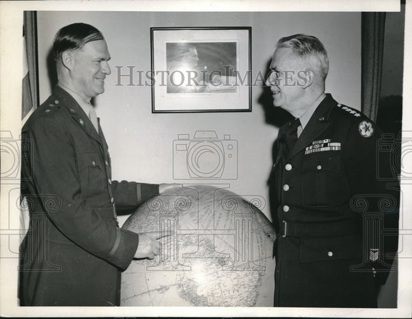 1945 Gen CP Gross & Gen Brehon Somervell Coordinate Troop Movements ...