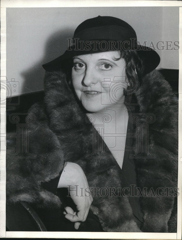 1935 Press Photo ,recluse Moira Ware granted divorce after being locke ...