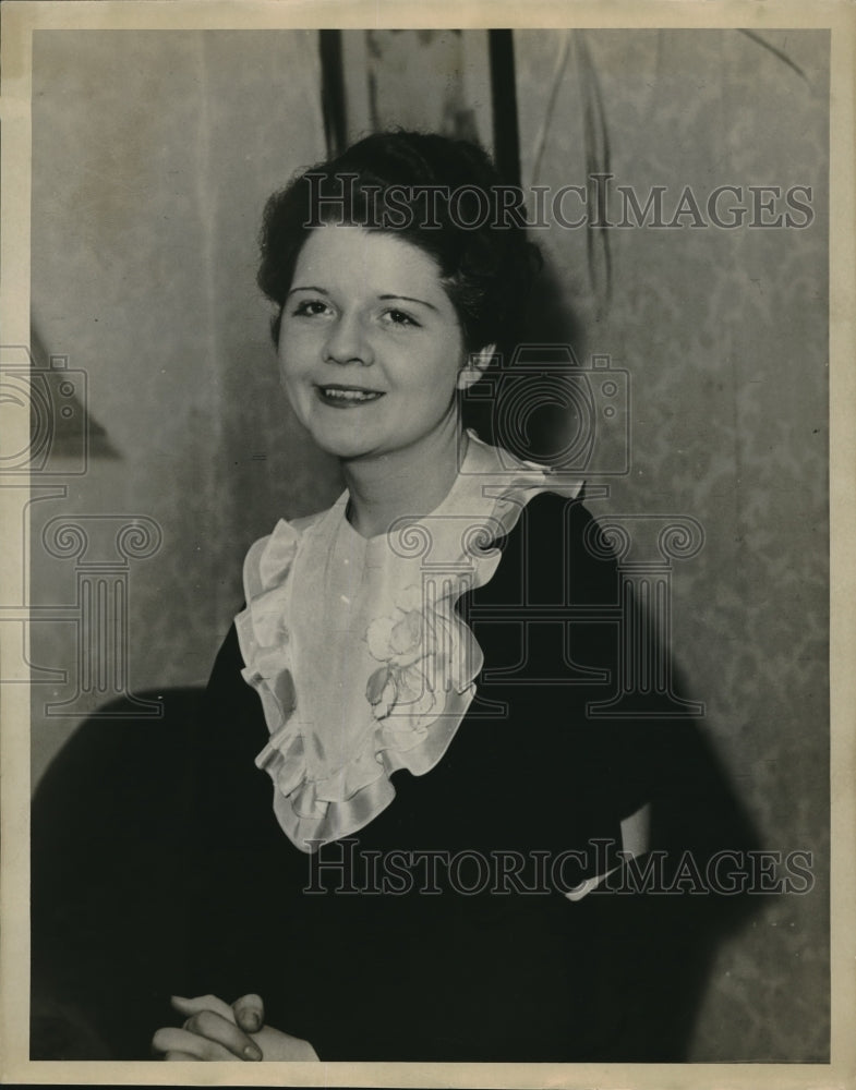1935 Press Photo Grace Curran Portrait - Historic Images