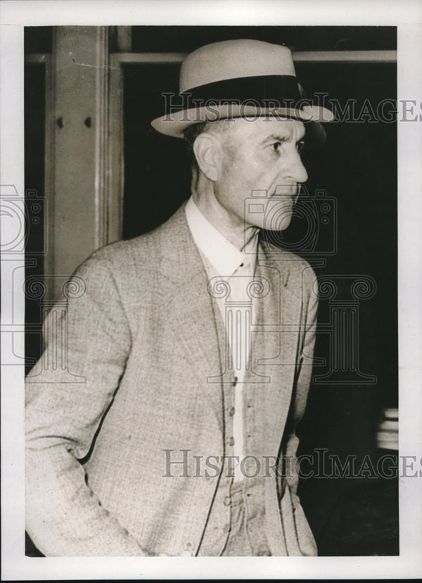 1939 Press Photo Charles Butte San Francisco Club Man wife slaying ...