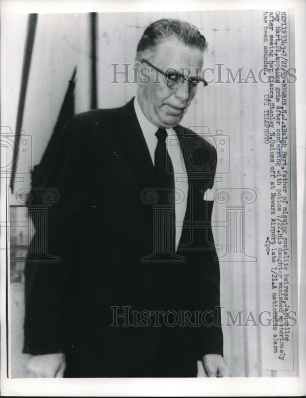 1959 Ralph Hart Father of Missing Socialite Heiress Jacqueline Hart ...