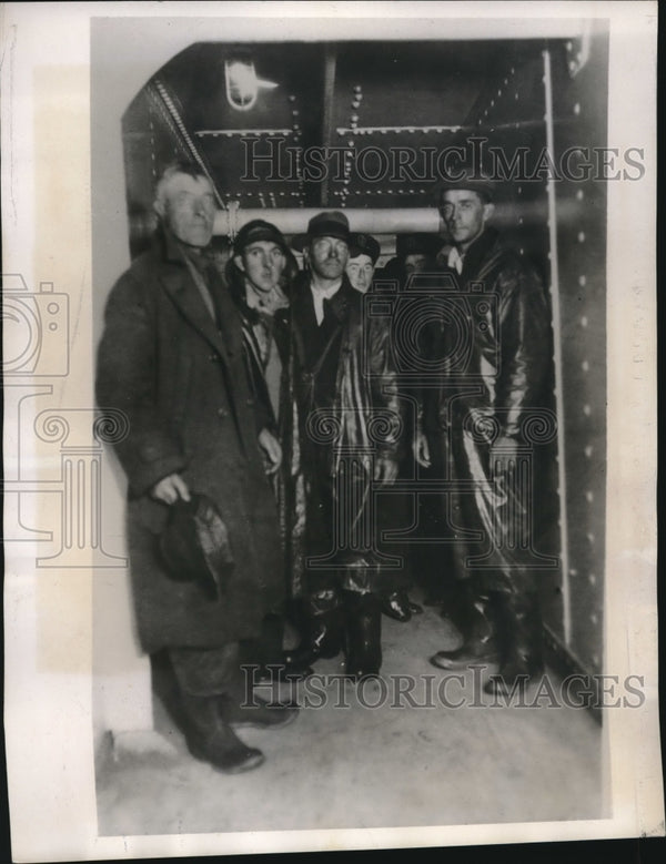 1932 Press Photo Barak McGray, Earl Nickerson, Earnest Anderson, Kenne ...