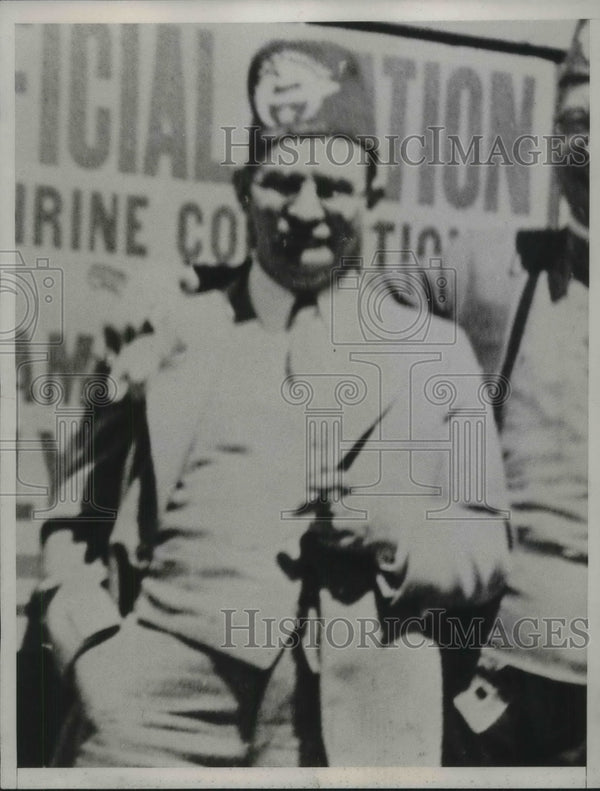 1934 Press Photo Mr William Gettle at Shrine Convention - nec37283 ...