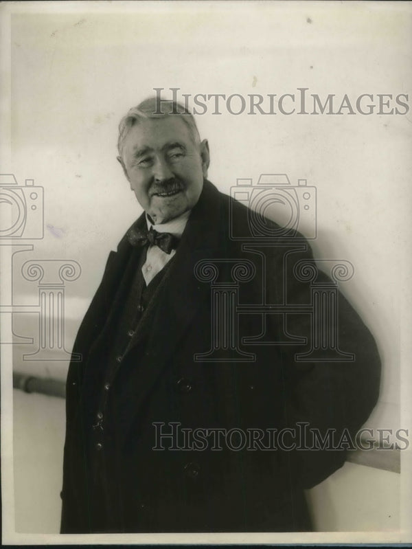 1928 Press Photo TP O'Connor, Father of the House of Commons in New Yo ...