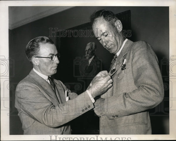 1939 Press Photo John W Hanes And E Keith Member Of The White House ...