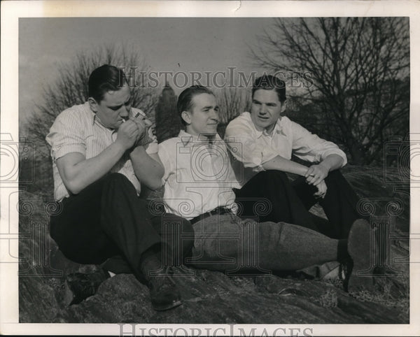 1939 Joseph Madh, Charles Winters and Mike Placek at Central Park ...