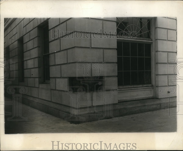 1929 Press Photo NYC Tammany Hall building & space for the cornerstone ...