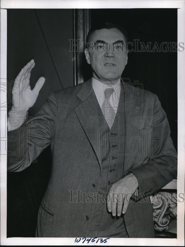1944 Wash DC Rep Hamilton Fish of NY at House Chambers - Historic Images