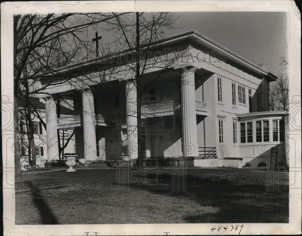 1939 Press Photo Rectory of Catholic Cathedral of Christ the King at A ...