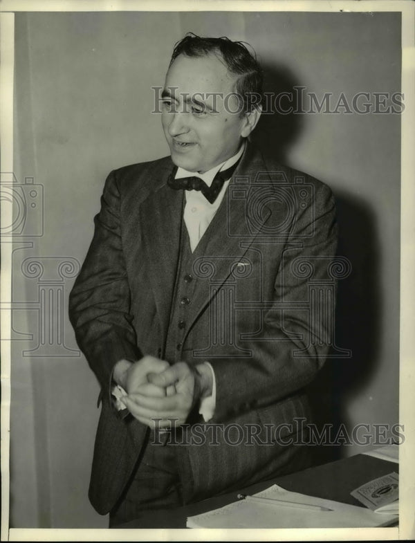 1939 Veteran labor leader, Matthew Woll at the conference - Historic Images