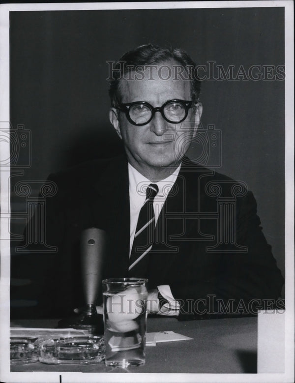 1963 Press Photo Lawrence Spivak producer and panelist of Meet the Pre ...