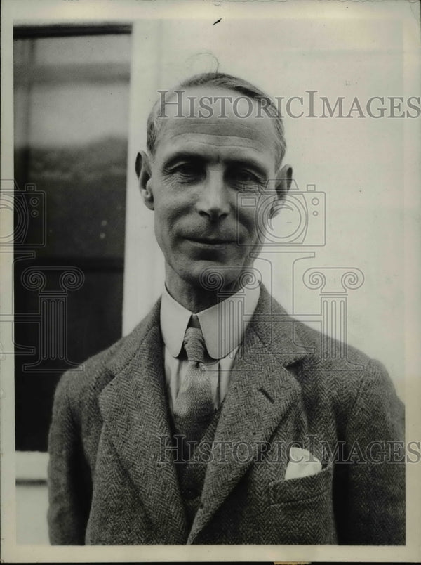 1930 Press Photo Sir warren Fisker, permanent Secretary of the British ...