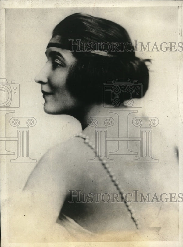 1925 Press Photo Mlle Krenbaurova of Miss Wall Street in A Tale of Dol ...