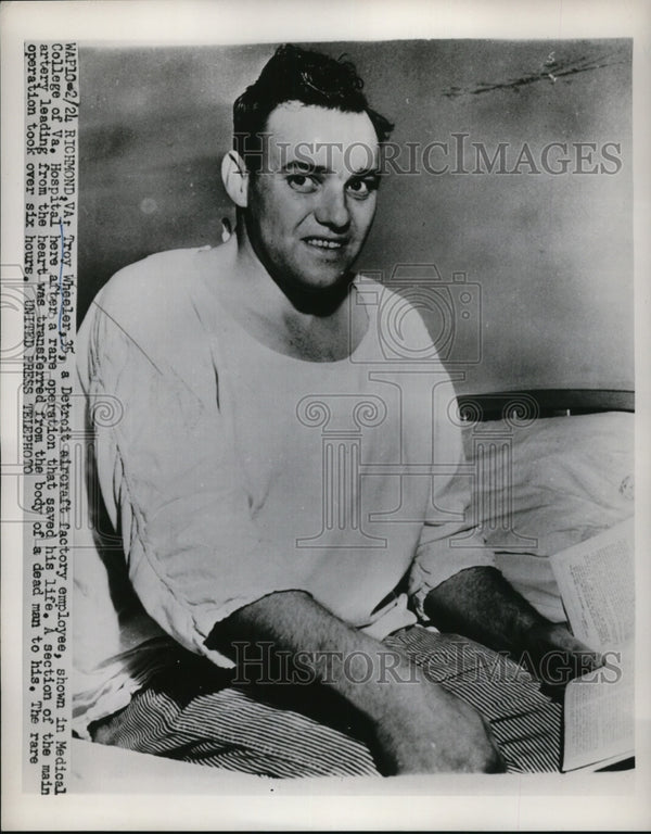 1953 Troy Wheeler After a Rare Operation - Historic Images