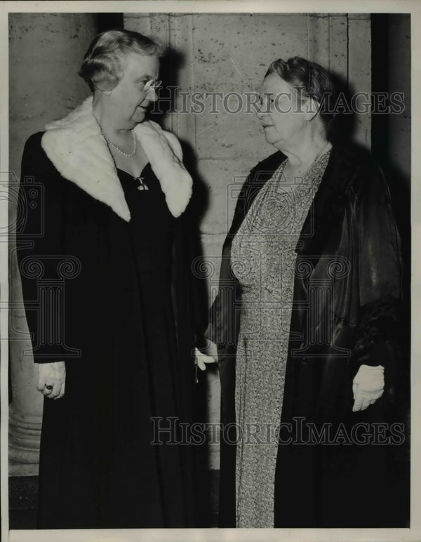 1940 Press Photo Malcolm McBride and Belle Sherwin at Convention of Na ...