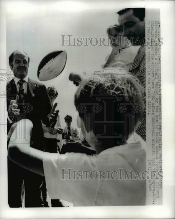 1972 Press Photo Rapid City. Democratic Presidential Candidate George ...