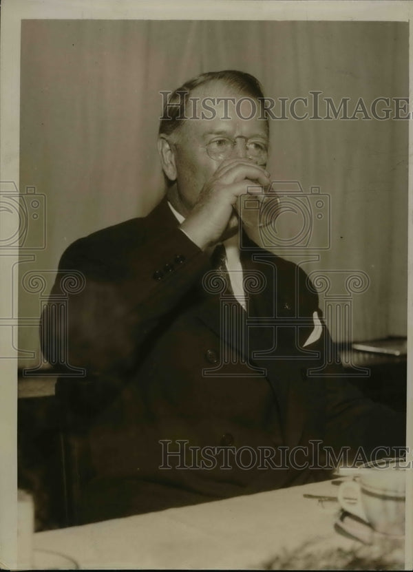 1936 Press Photo Col. Frank Knox At Union League Club Lunheon - nee836 ...