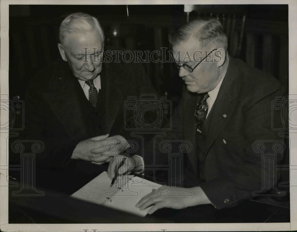 1936 P. Milton Smith, Attorney E.L. Maxwell at San Jose Arraignment ...